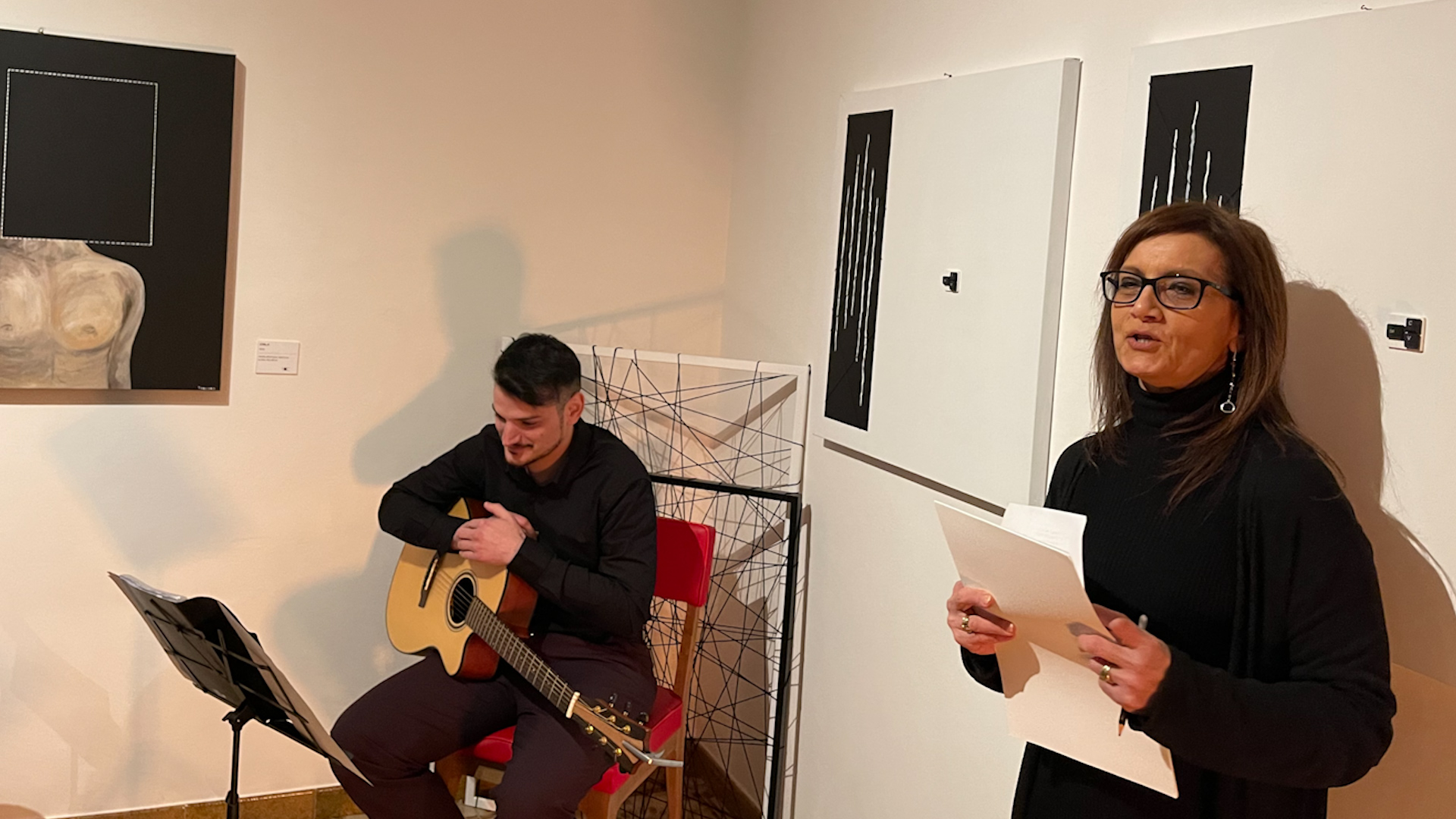 Arte e musica a Padula, la pittura di Marisa Toscano e le canzoni di ...