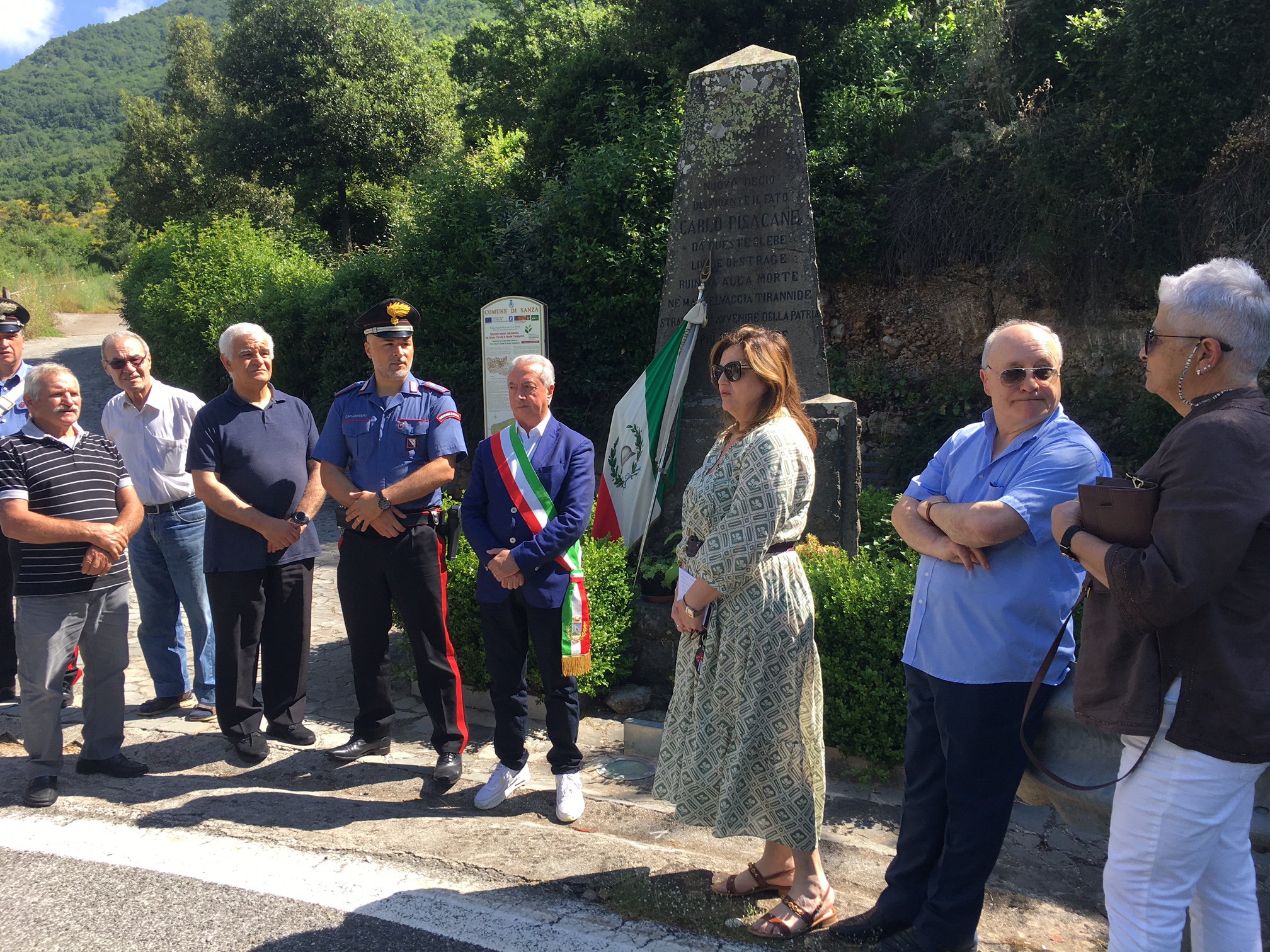 A Sanza la memoria di Pisacane a 169 anni dalla spedizione — Vallo Più