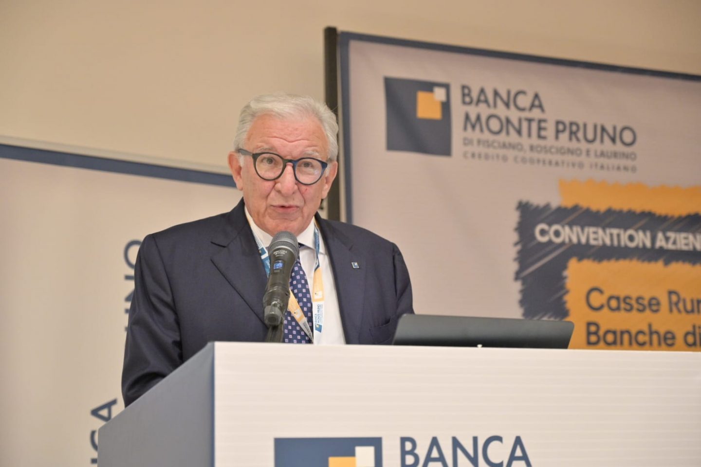 I valori della Banca Monte Pruno alla Convention 2024, Michele Albanese ...