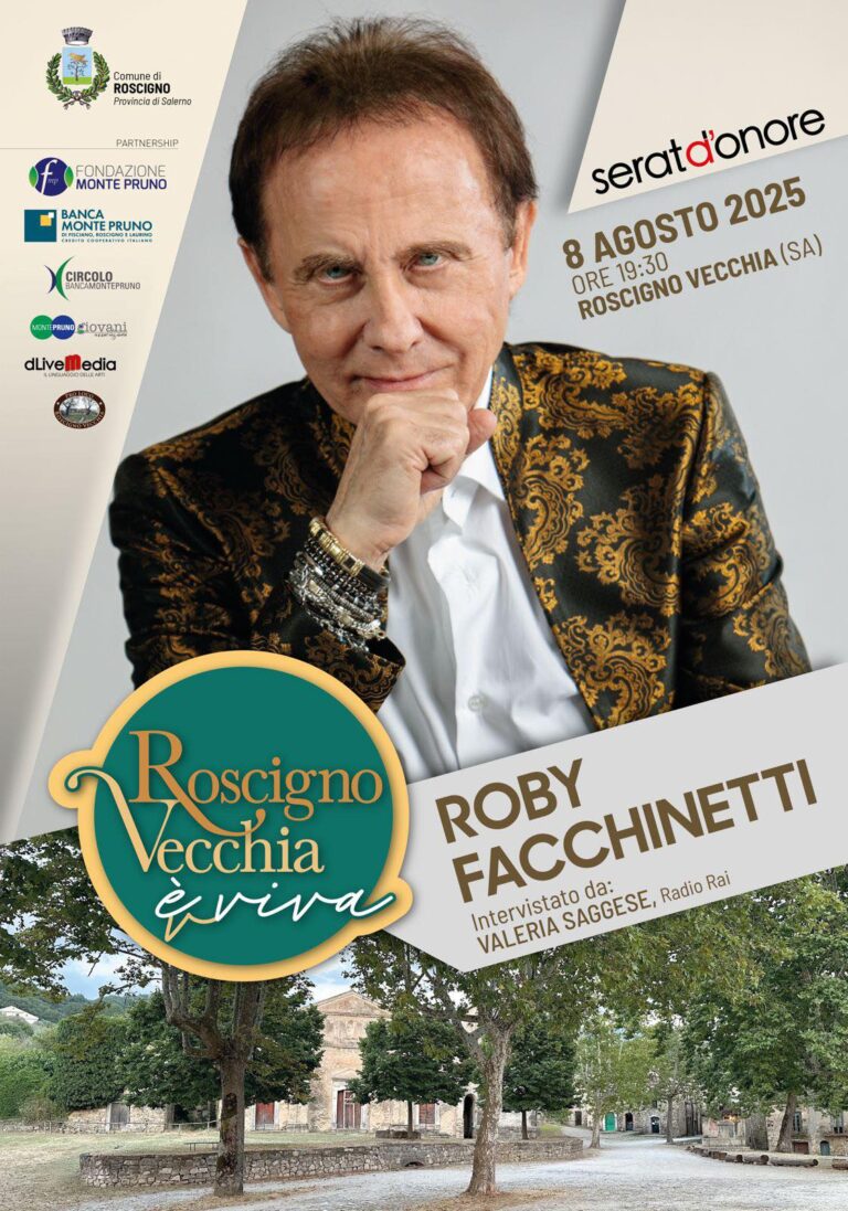 Roby Facchinetti a Roscigno Vecchia: la magia di un artista tra le ...
