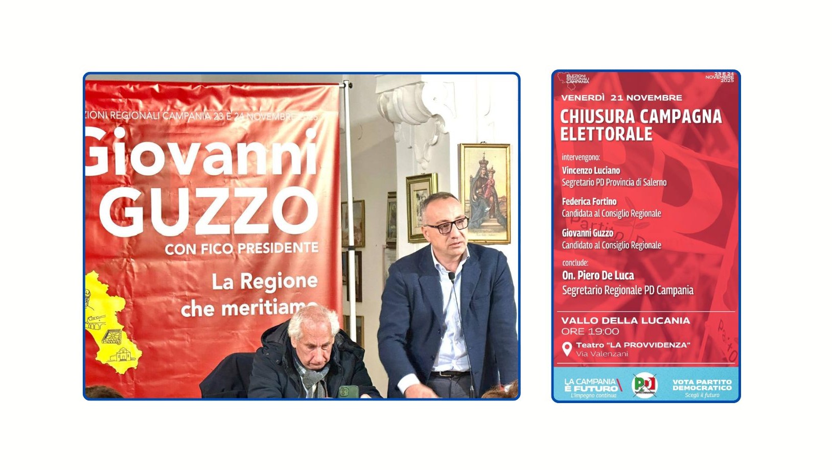 A Vallo della Lucania la chiusura della campagna elettorale di Giovanni ...