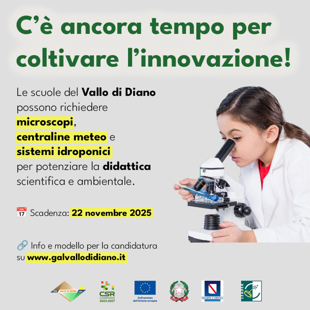 Il GAL Vallo di Diano dona alle scuole attrezzature per la didattica ...