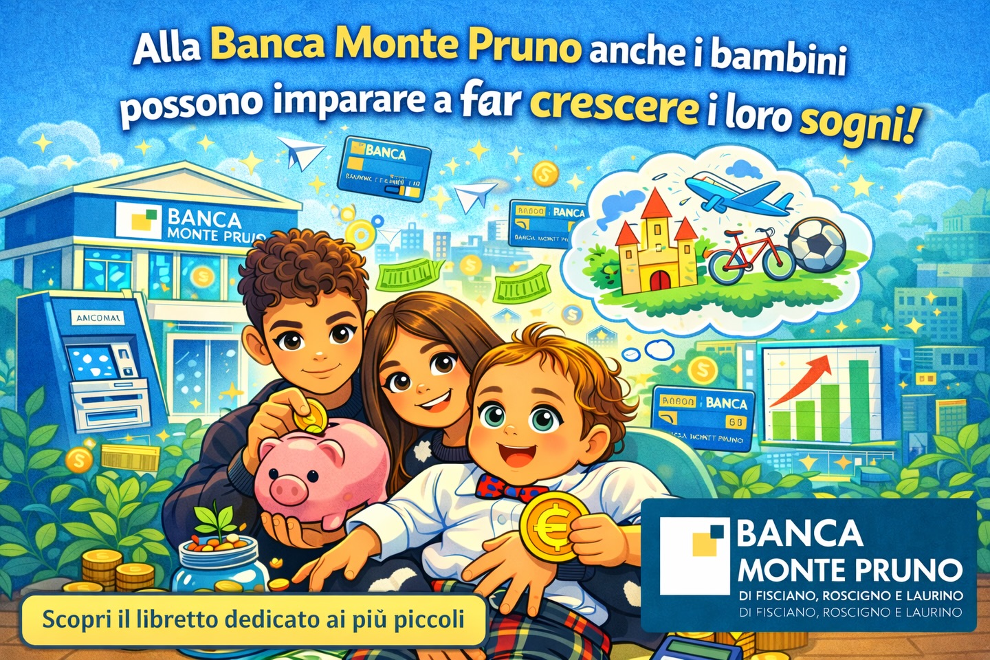Educazione finanziaria, la Monte Pruno inizia dai Bambini — Vallo Più